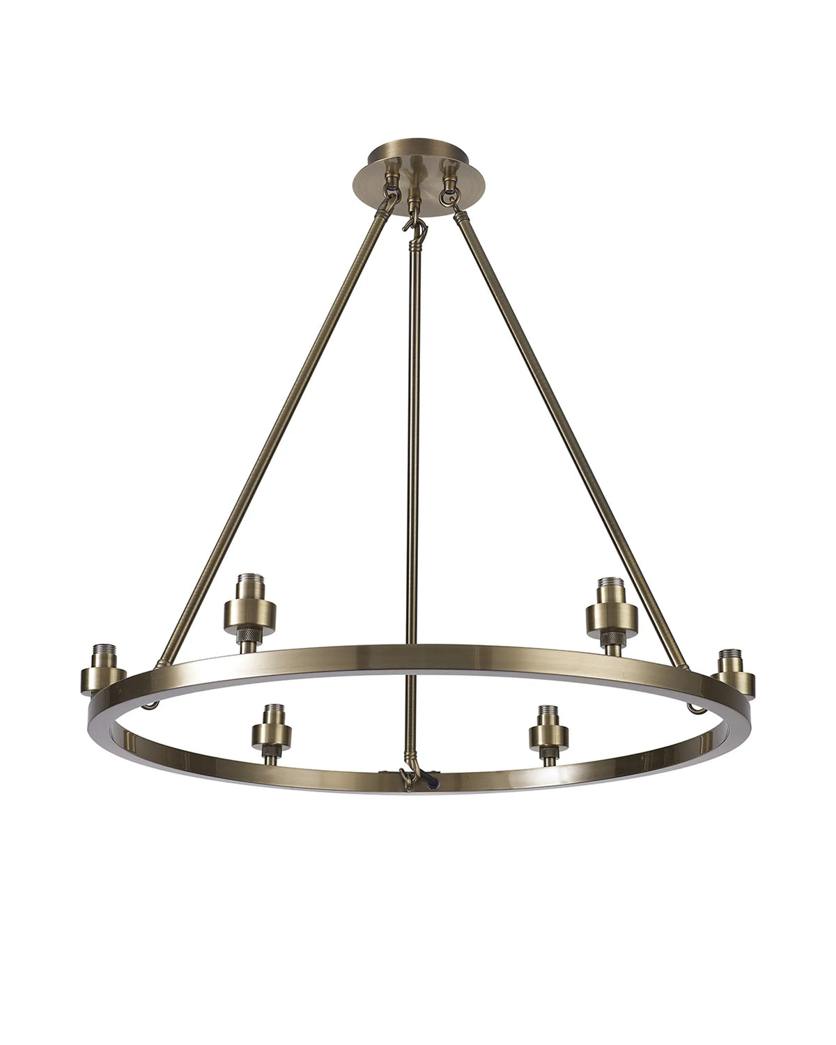 Azure Cartwheel 6 & 12 Pendant (Frame Only) — Exclusive Lighting Ltd