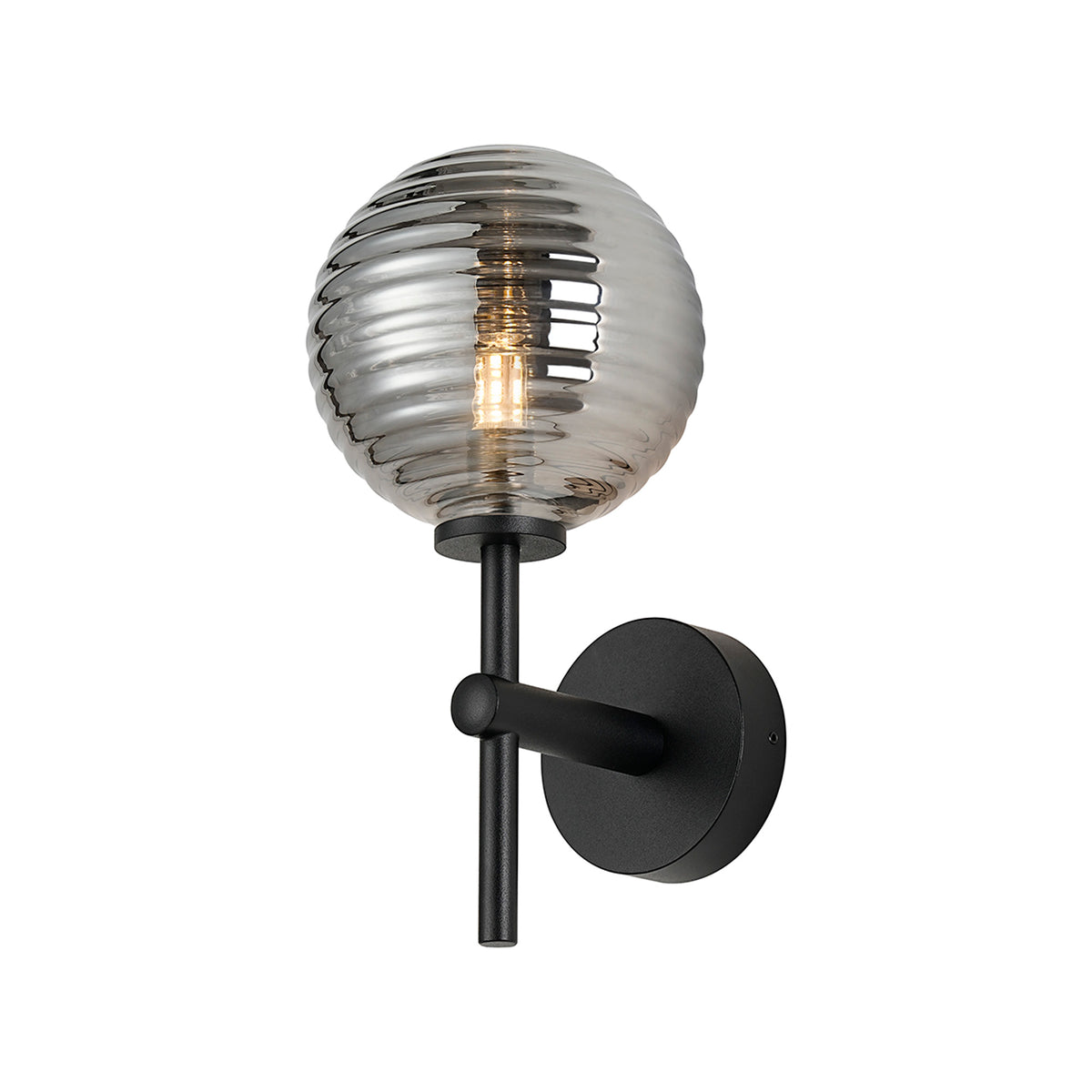 Rezzo Black Single Wall Light 💧 — Exclusive Lighting Ltd