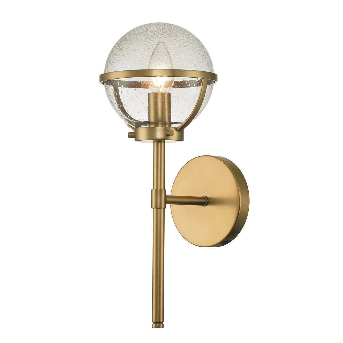 Zarela Gold Single Wall Light💧 — Exclusive Lighting Ltd
