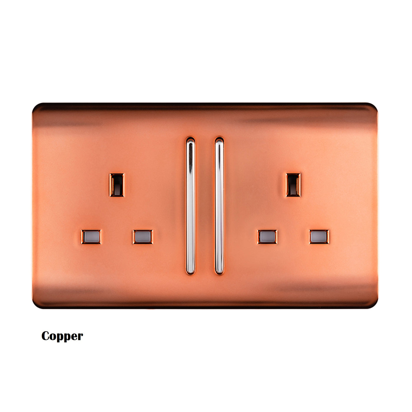 Double Socket : 2 Gang — Exclusive Lighting Ltd