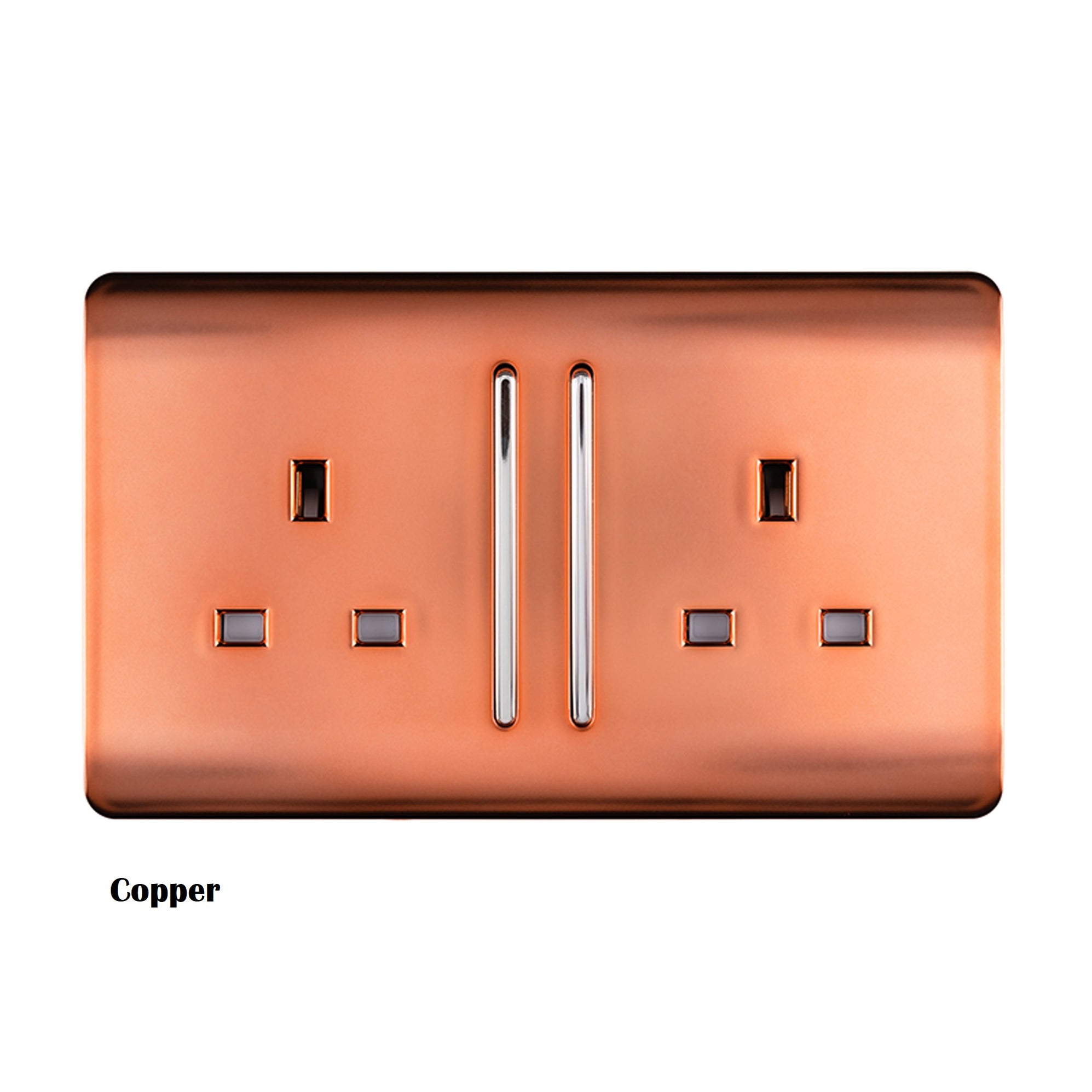 Double Socket : 2 Gang — Exclusive Lighting Ltd