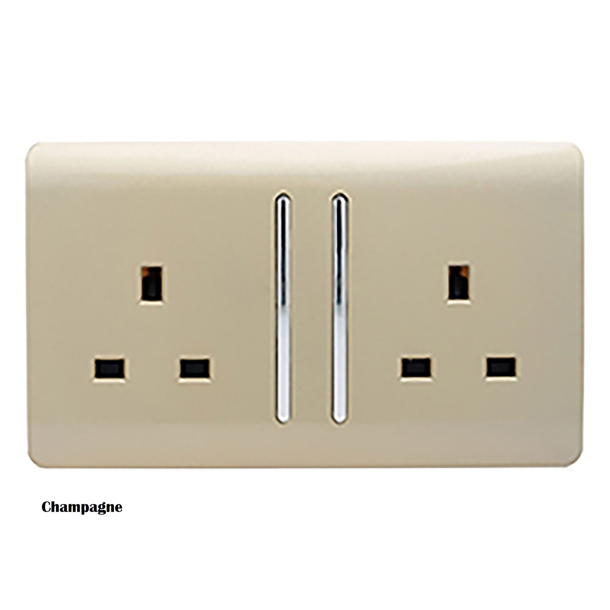 Double Socket : 2 Gang — Exclusive Lighting Ltd