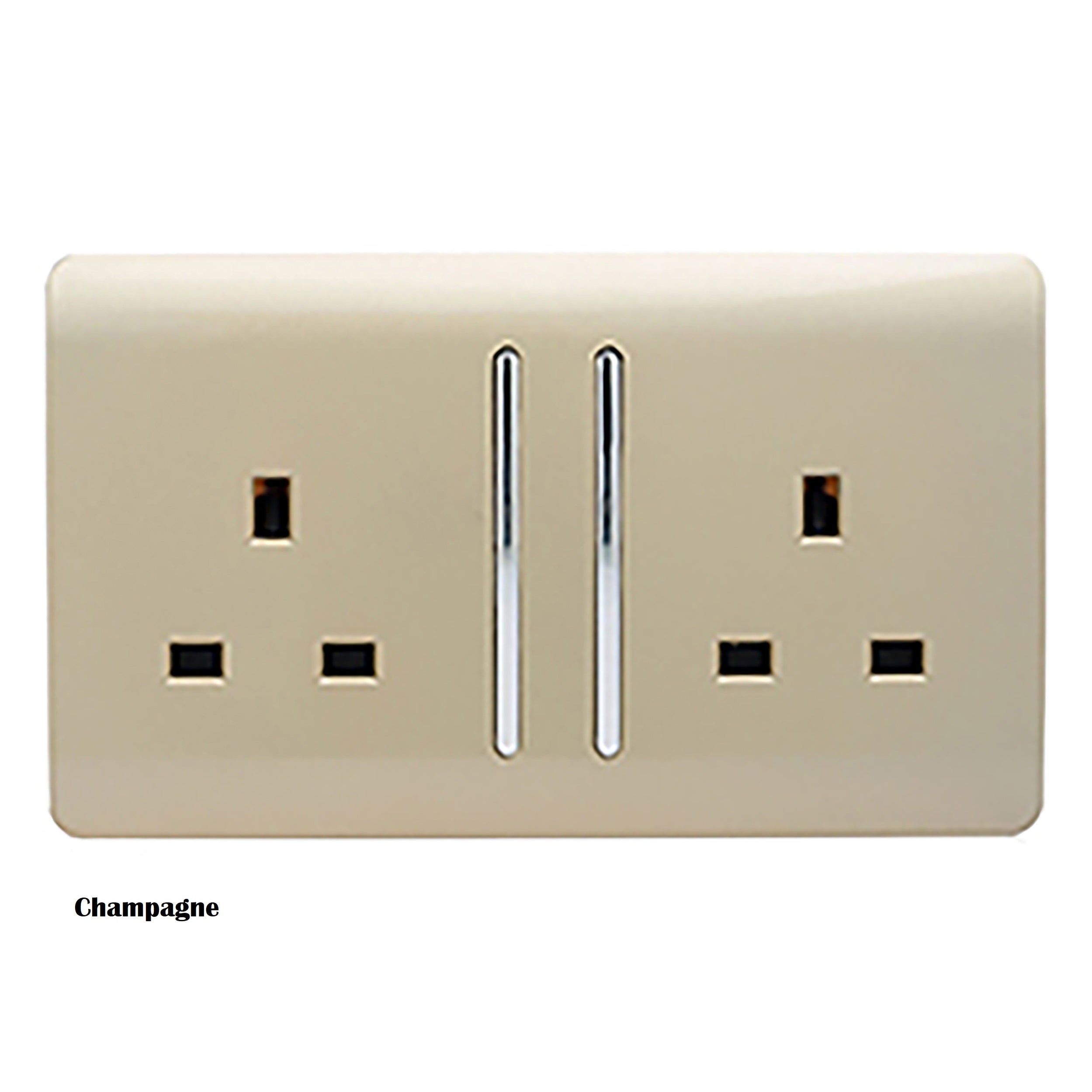 Double Socket : 2 Gang — Exclusive Lighting Ltd