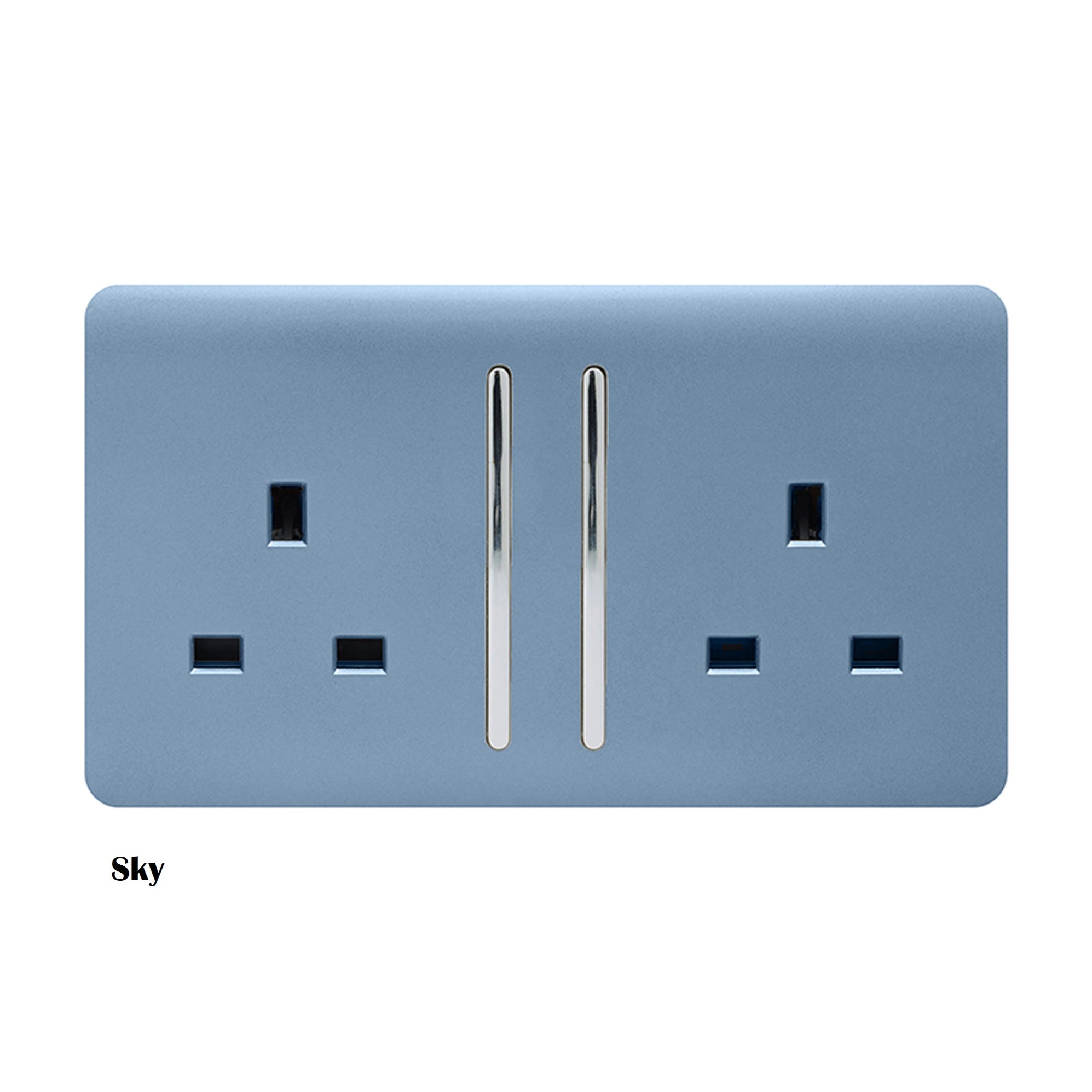 Double Socket : 2 Gang — Exclusive Lighting Ltd