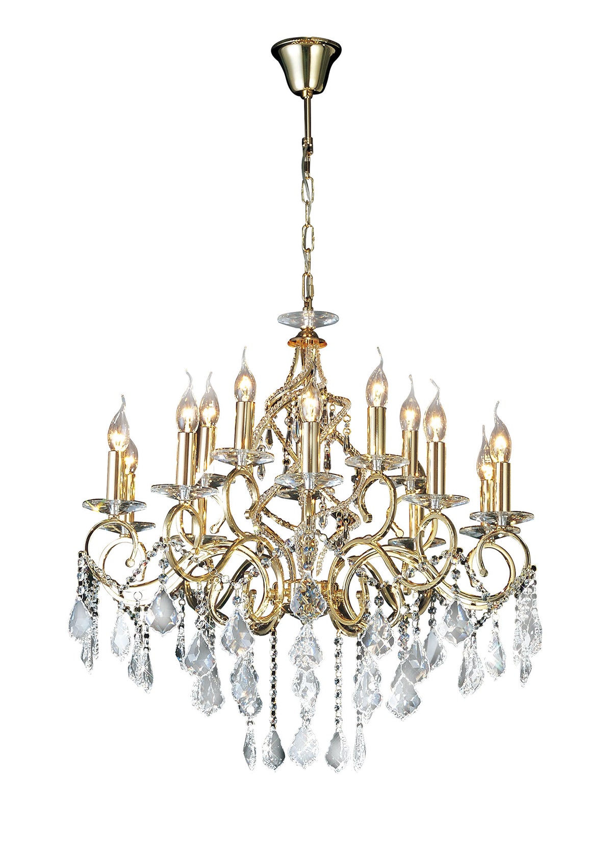 Angeline XL Crystal Chandelier — Exclusive Lighting Ltd