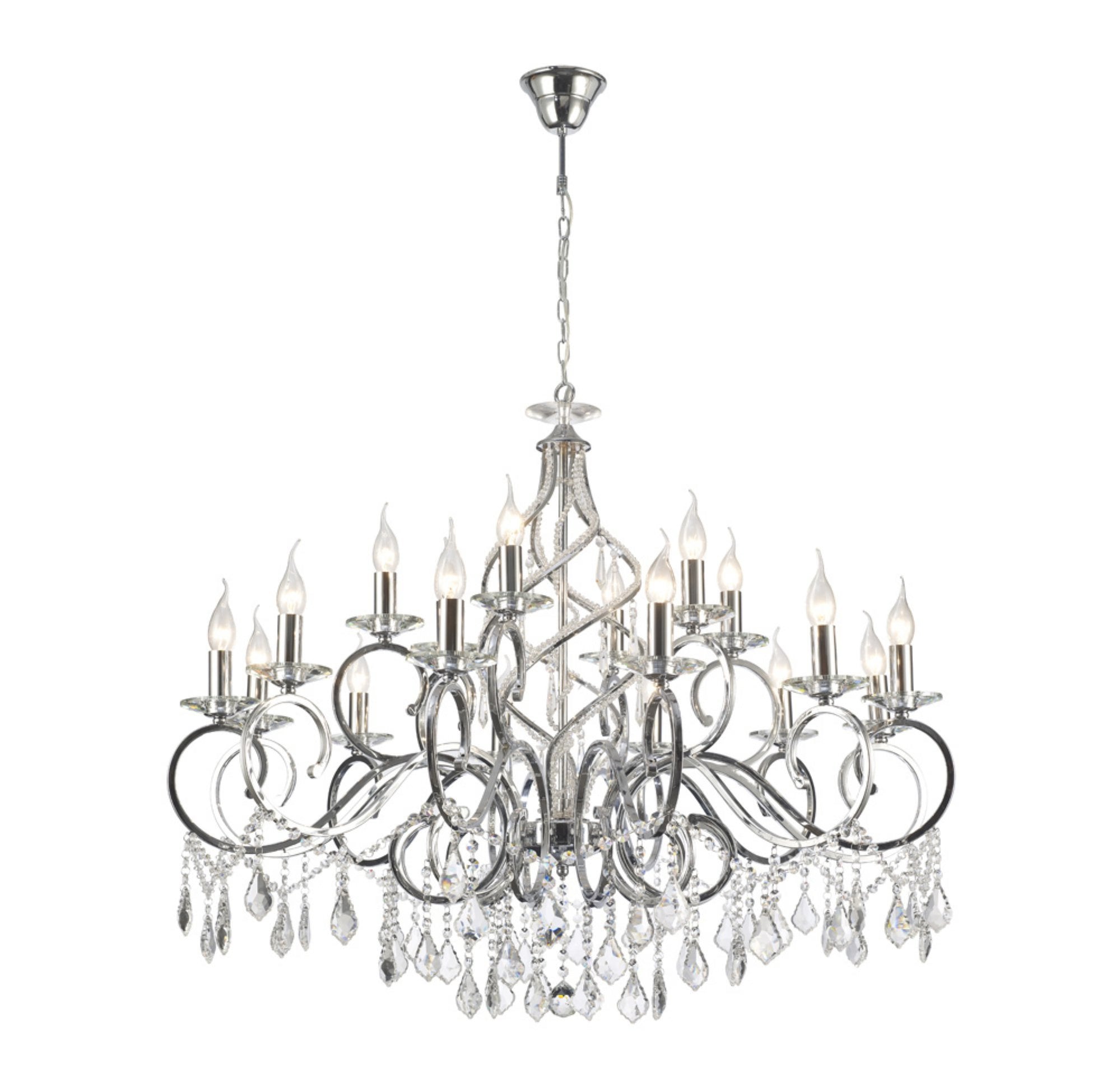 Angeline XL Crystal Chandelier — Exclusive Lighting Ltd
