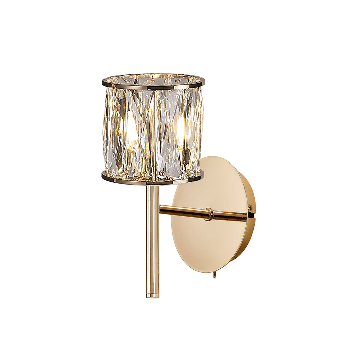 Azure Crystal Single Wall Light — Exclusive Lighting Ltd